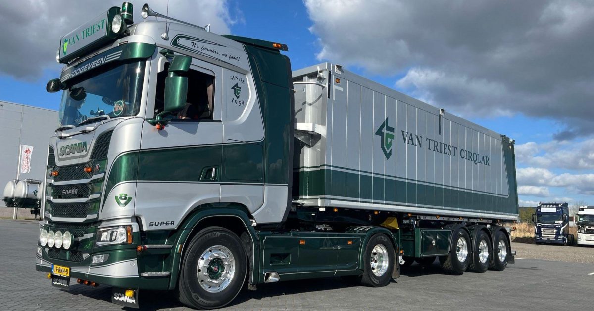 Eerste vrachtwagencombi Van Triest CirQlar de… - Van Triest CirQlar